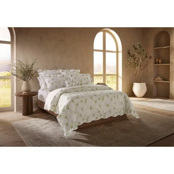 PRATESI M'ama Non M'ama Boudoir Sham - Fern