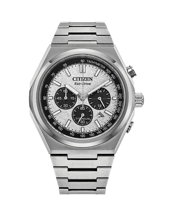 Citizen Forza Chronograph 42.5mm - Silver/silver