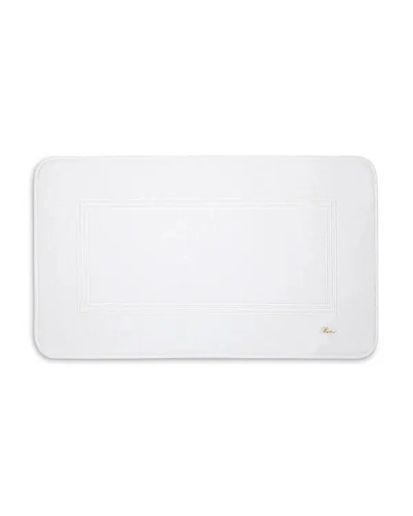 PRATESI Tre Righe Tub Mat - White/white