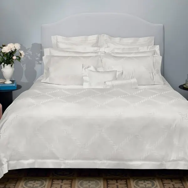 PRATESI Ori Treccia Continental Euro Sham - White