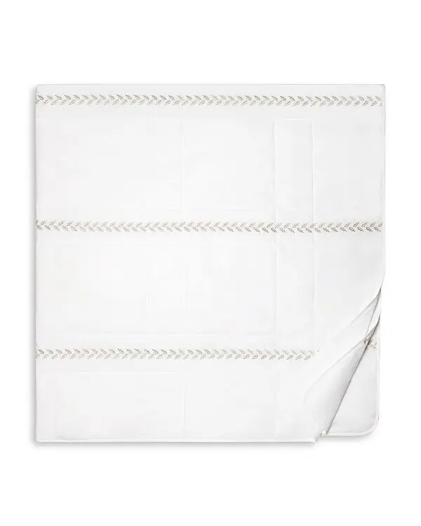 PRATESI Federico Quiltino, King - White/antique Silver