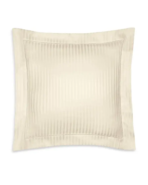 PRATESI Raso Rigato Continental Euro Sham - Beige