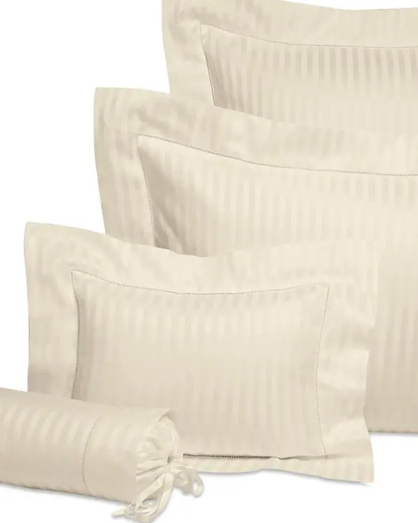 PRATESI Raso Rigato Duvet Cover, Full Queen - Beige