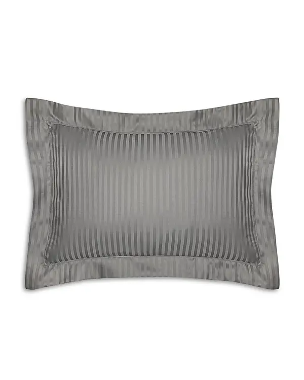 PRATESI Raso Rigato King Sham - Charcoal