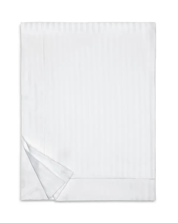 PRATESI Raso Rigato Duvet Cover, Twin - White