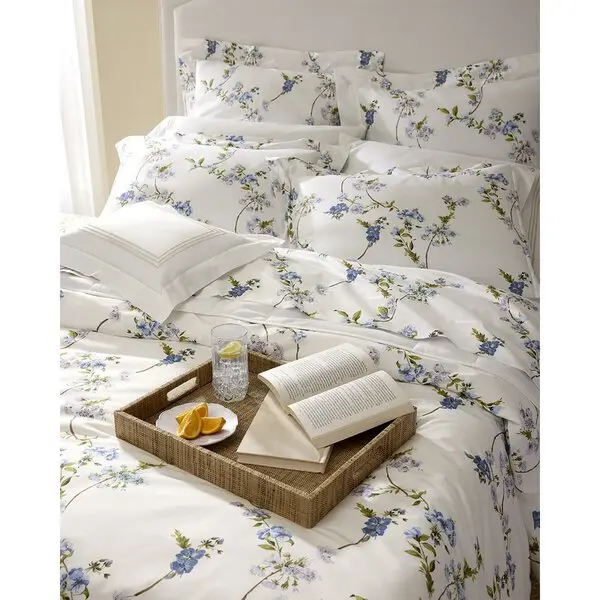 PRATESI Fresia Queen Sham - Medium Blue
