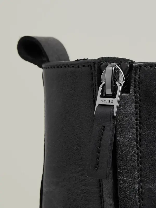 REISS Ellie Lace-up Boots