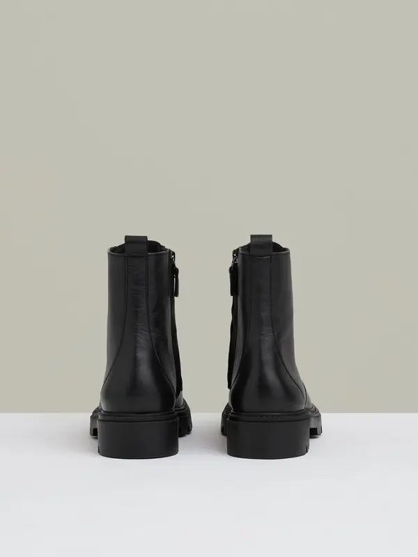 REISS Ellie Lace-up Boots