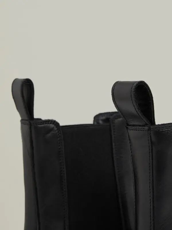 REISS Theresa Leather Chelsea Boots