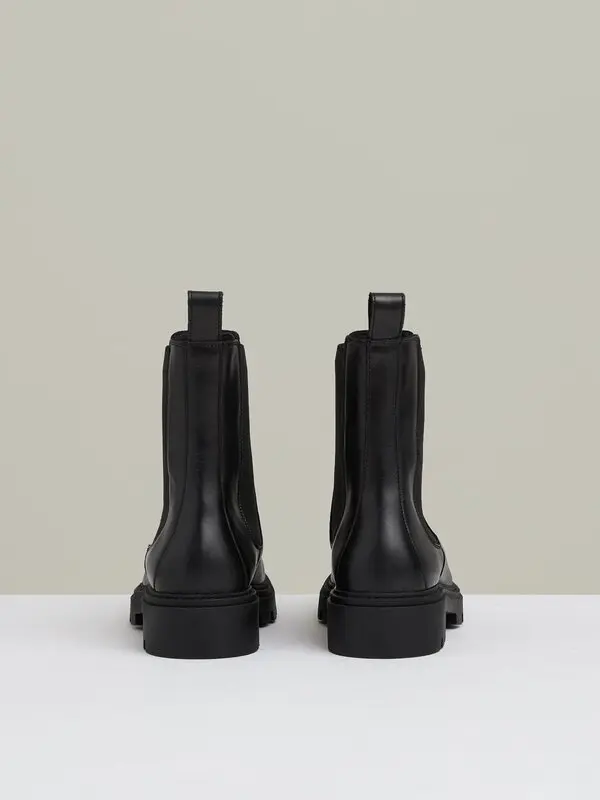 REISS Theresa Leather Chelsea Boots