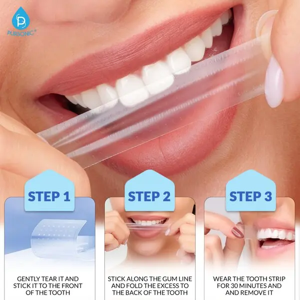 PURSONIC Professional Teeth Whitening Strips