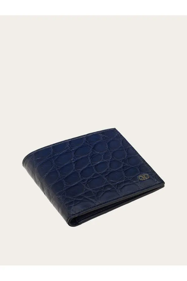 FERRAGAMO Gancini Wallet - Blue