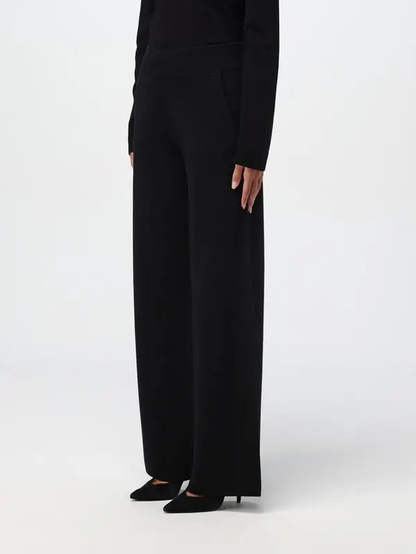Max Mara Tailored Wide Leg Trousers - Black