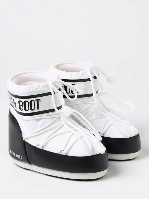 Moon Boot Lace-up Boots - White