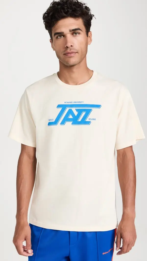 Wales Bonner Jazz Tee In Ivory - 75% Off | Editorialist