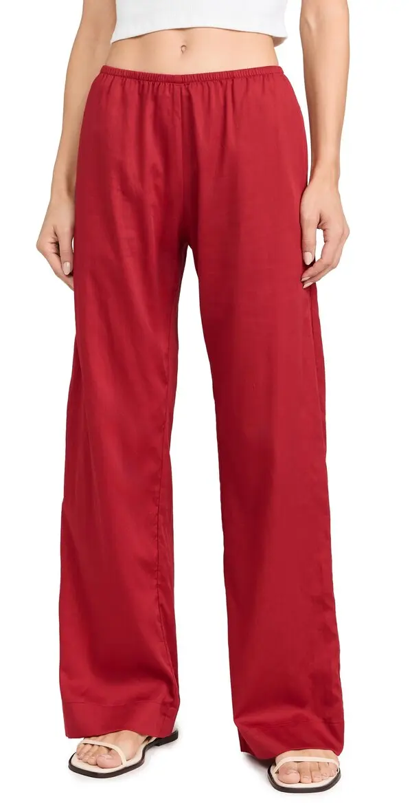 LESET Yoko Pocket Wide-leg Pants