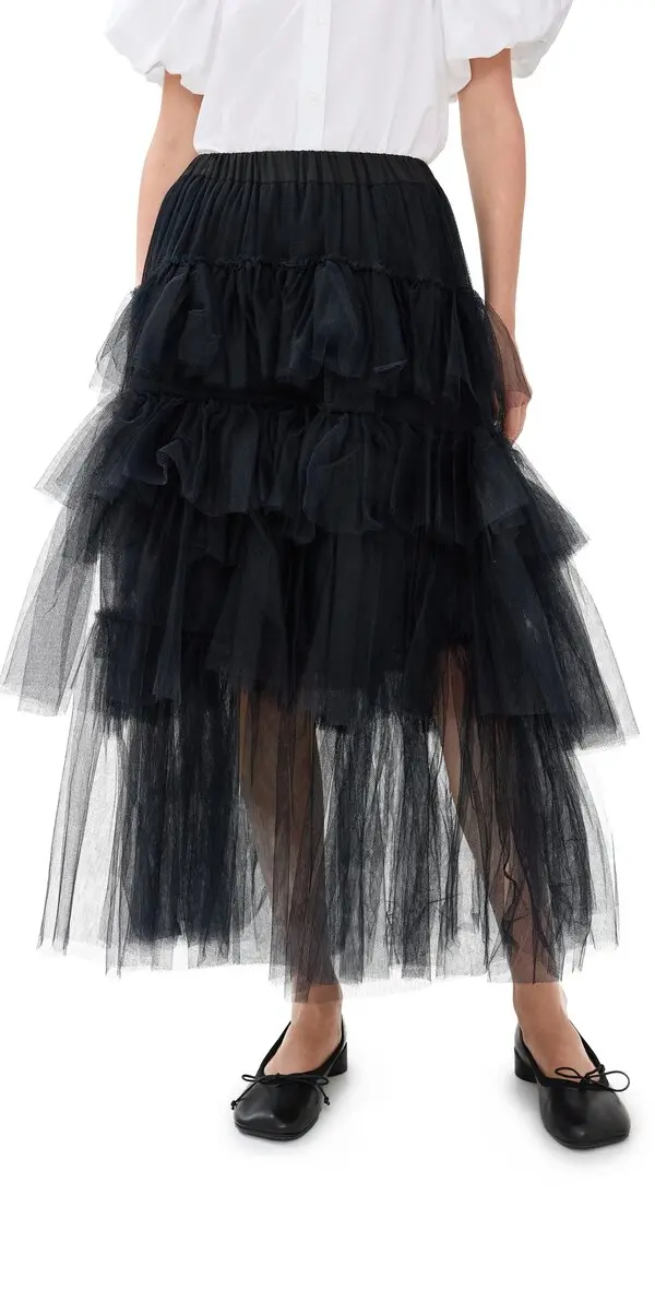 Simone Rocha Long Tulle Skirt