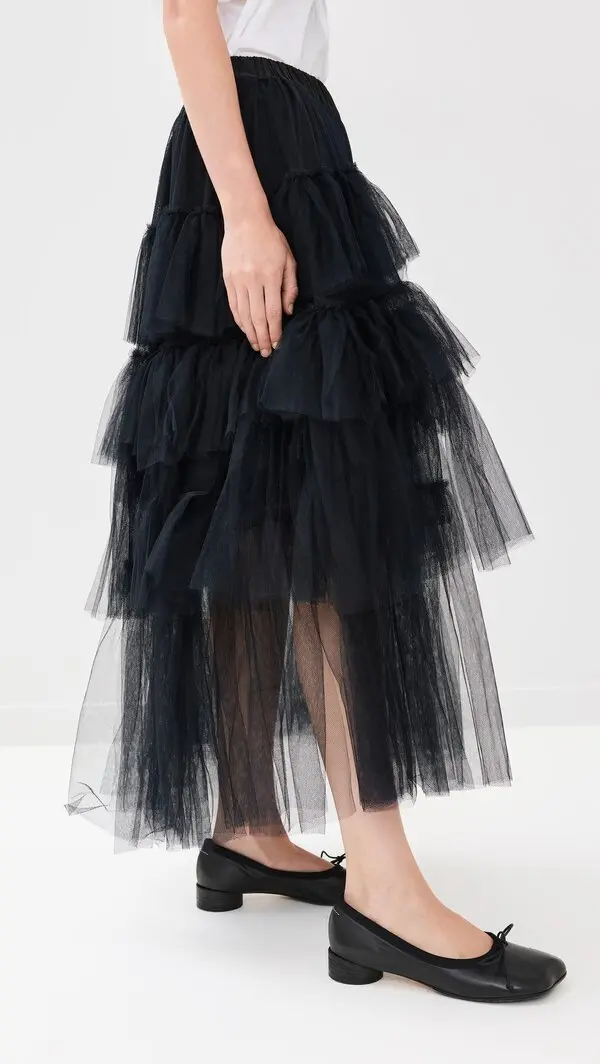 Simone Rocha Long Tulle Skirt