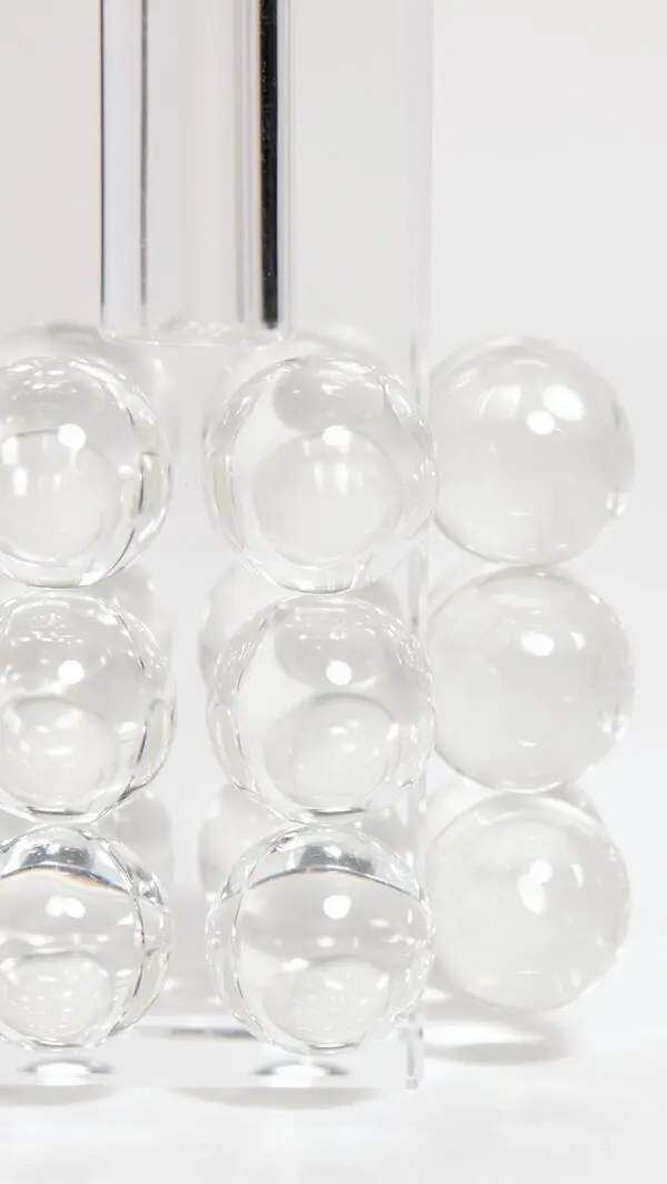 TIZO DESIGN Crystal Glass Bubble Bud Vase