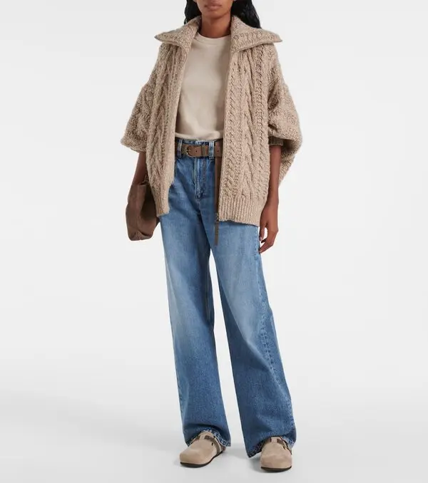 Brunello Cucinelli High-rise Straight Jeans - Blue