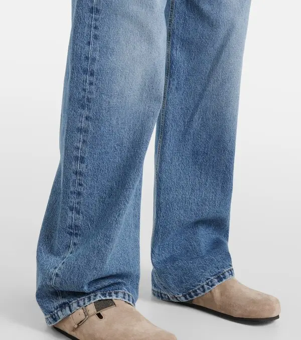 Brunello Cucinelli High-rise Straight Jeans - Blue