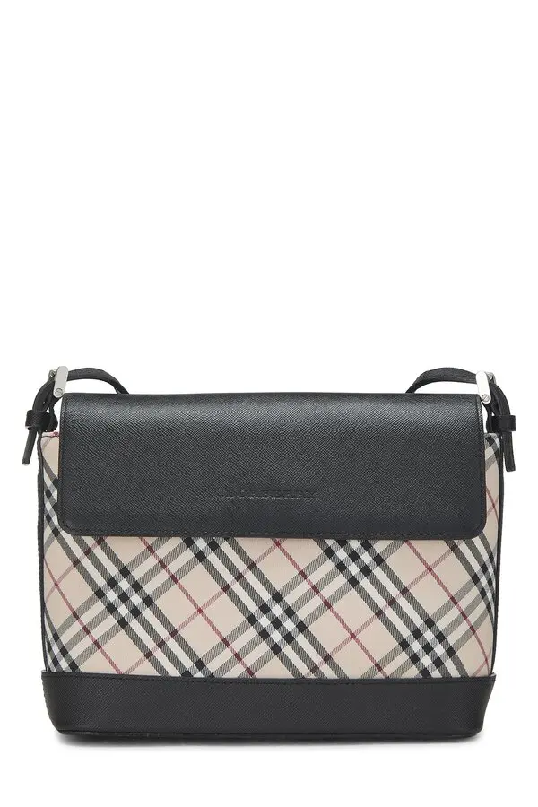 Burberry House Check Jacquard Crossbody - Black