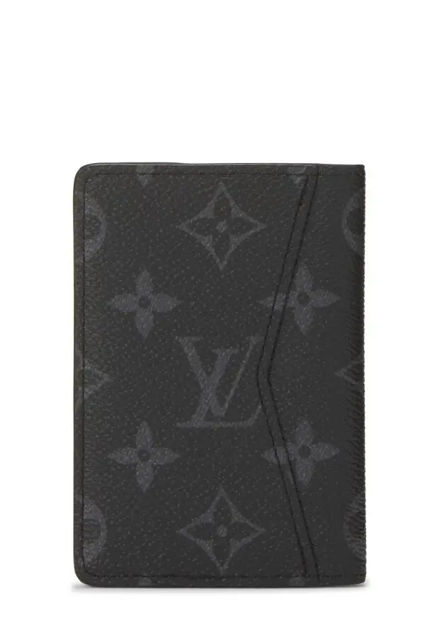 LOUIS VUITTON Monogram Eclipse Pocket Organizer - Black