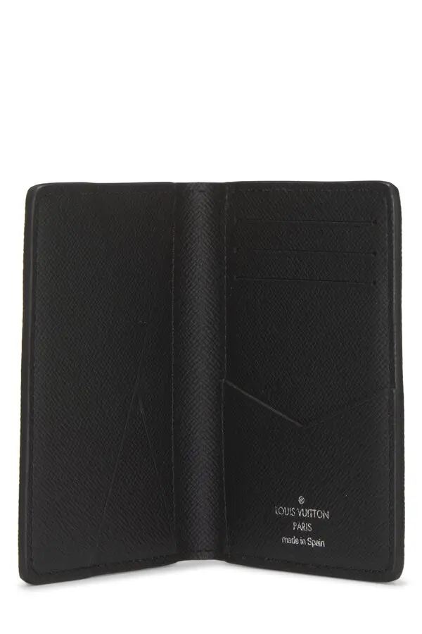LOUIS VUITTON Monogram Eclipse Pocket Organizer - Black