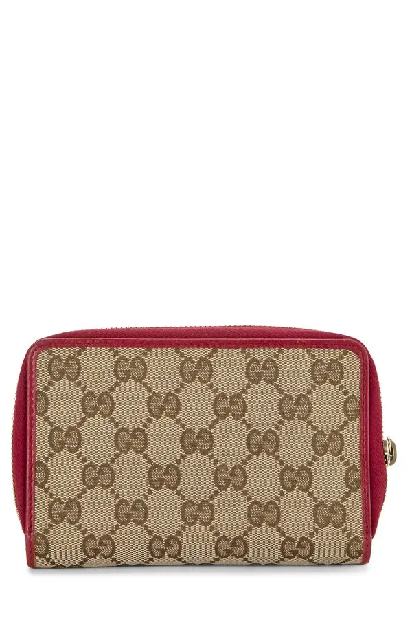 Gucci Original Gg Canvas Zip Around Wallet