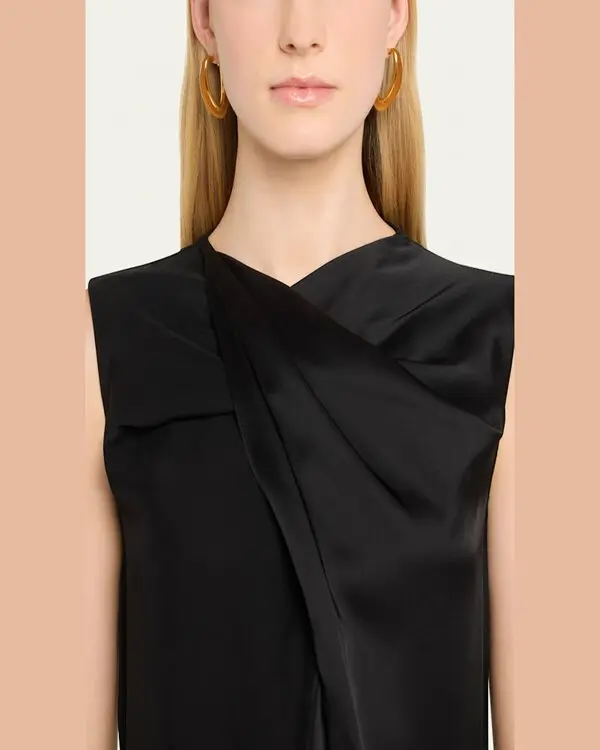 Oscar De La Renta O Disc Hoop Earrings