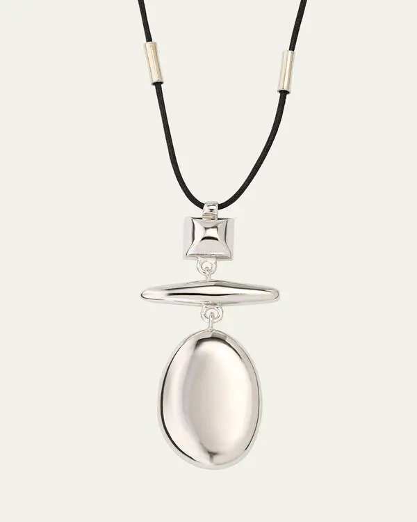 BEN-AMUN Andrea Pendant Necklace - Silver
