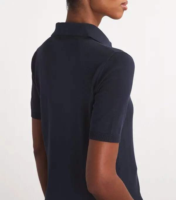 Max Mara Silk-cotton Polo Sweater