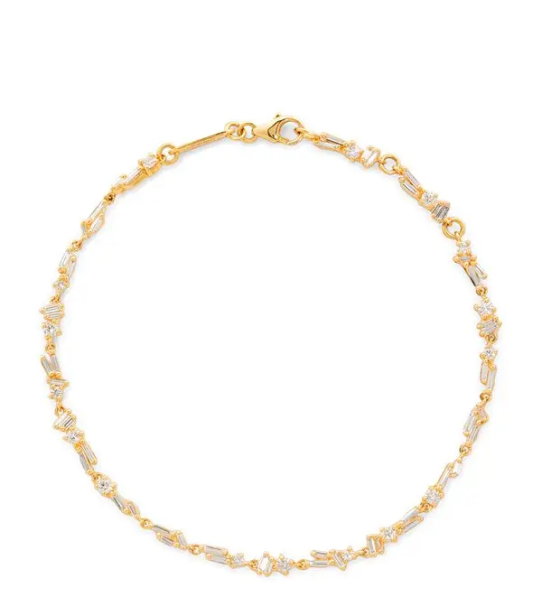 SUZANNE KALAN Classic Sparkler Bracelet - Gold