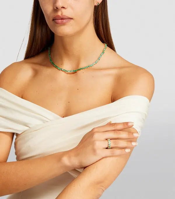 SUZANNE KALAN Necklace With Emerald