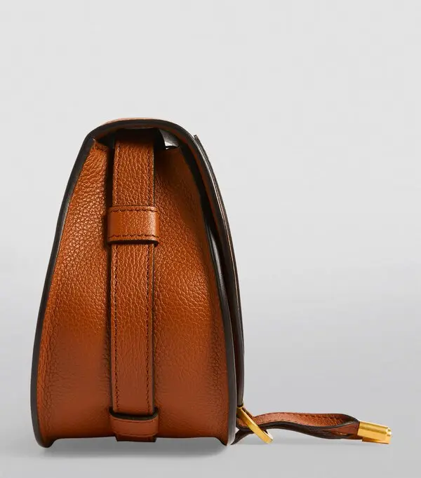 Chloé Small Leather Marcie Saddle Bag