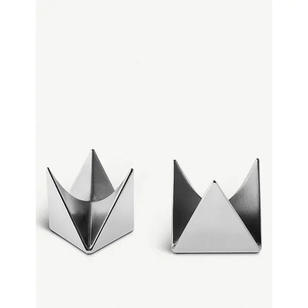 ALESSI Roost Aluminium Egg Cup Set Of 2