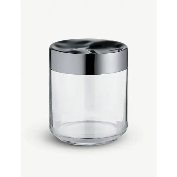 ALESSI Julieta Glass And Stainless Steel Jar 12.3cm - Nocolor