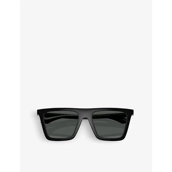Versace Ve4468u Rectangular Sunglasses - Black
