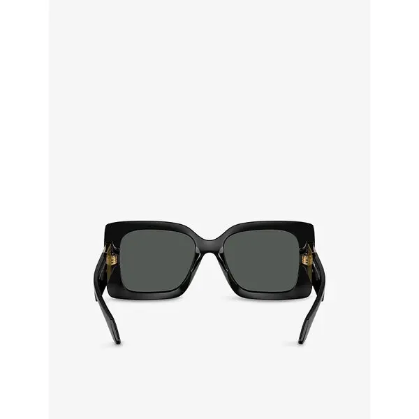 Versace Ve4467u Butterfly-frame Sunglasses - Black