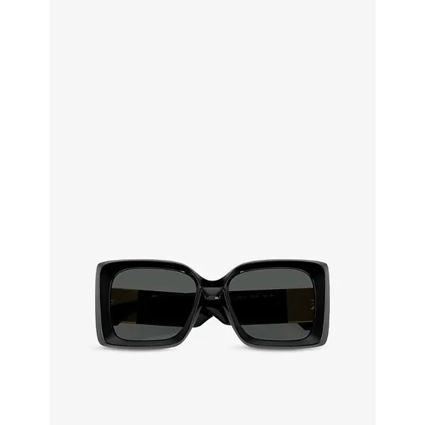 Versace Ve4467u Butterfly-frame Sunglasses - Black