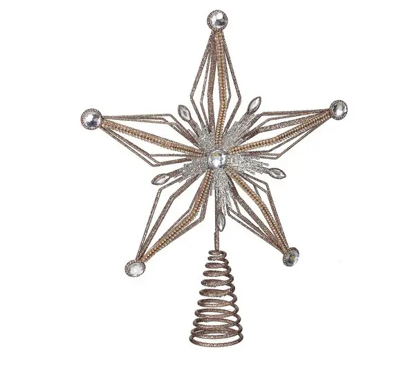 VALERIE PARR HILL 12.5' Jewel Star Tree Topper Valerie - One-color