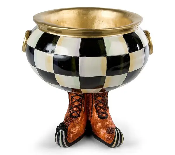 MACKENZIE-CHILDS Courtly Check Cauldron - One-color