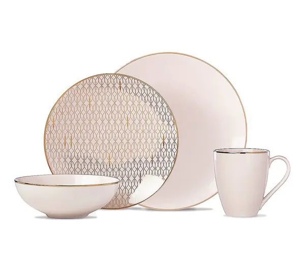 LENOX 4-piece Trianna Porcelain Place Setting - One-color