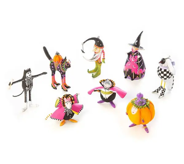 MACKENZIE-CHILDS Halloween House Minis, Set Of - One-color