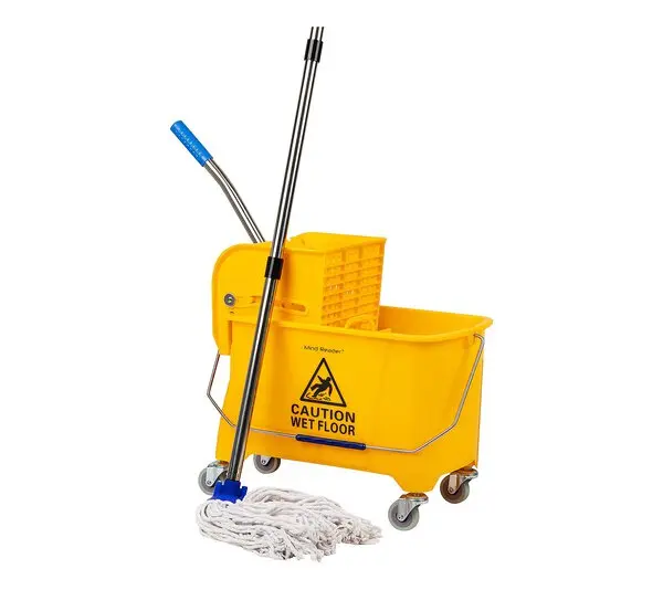 MIND READER Bucket With Wringer And Mop Set