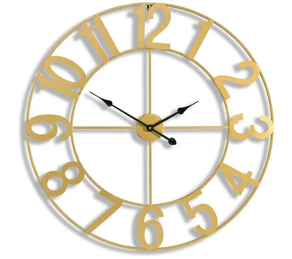 SORBUS Large Wall Clock, Analog Battery Operate D - One-color