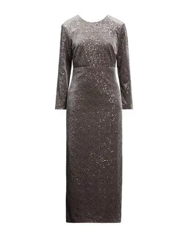 Peserico Long Sleeve Sequined Maxi Dress
