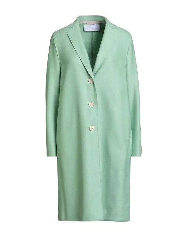 Harris Wharf London Light Virgin Wool Coat - Green