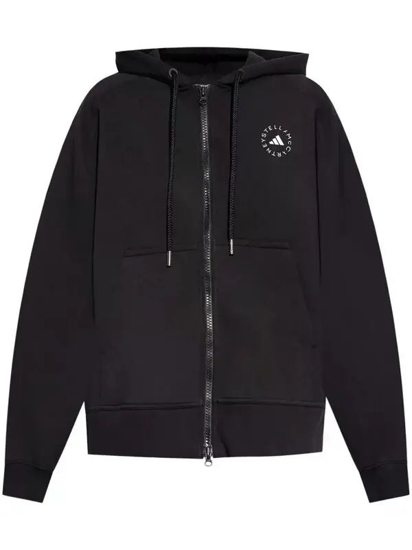 Adidas By Stella McCartney Zip Hoodie - Black