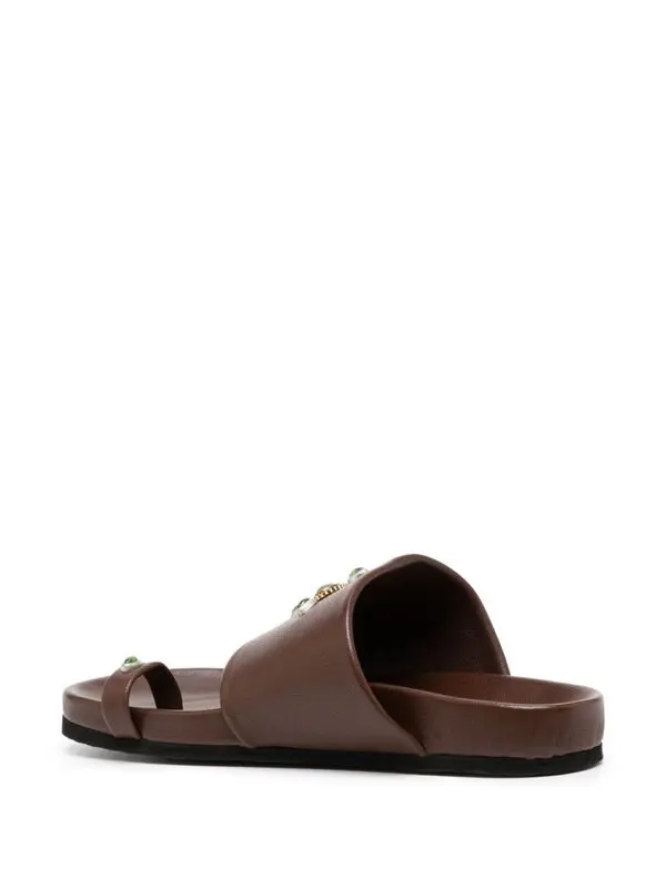 MADISON MAISON Tyche Toe Ring Sandals - Brown